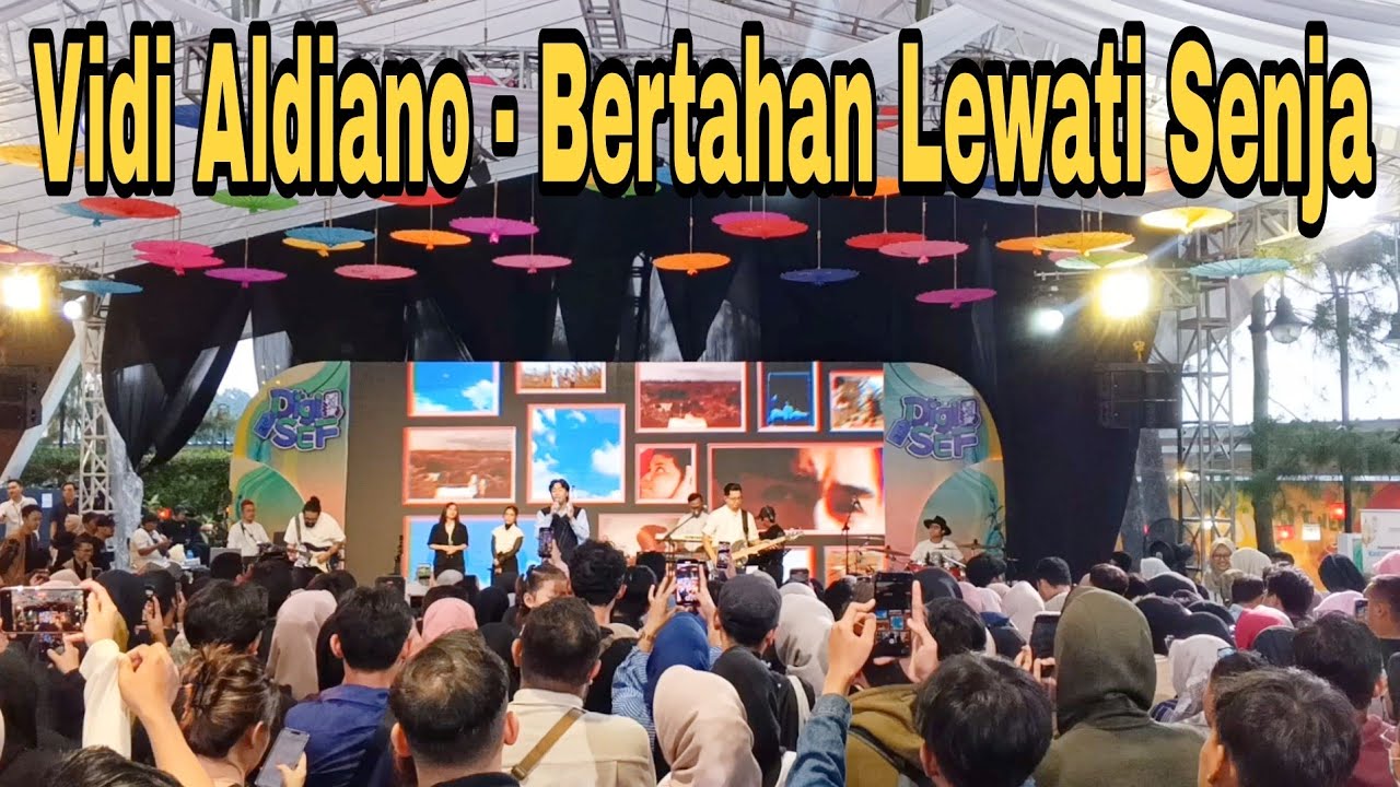 Vidi Aldiano - Bertahan Lewati Senja | Live at DIGISEF 2024 - Digital ...