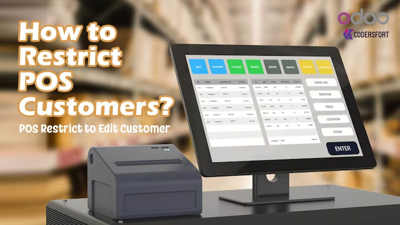 How to restrict POS customers in odoo ? Odoo POS Customer edit , POS ...
