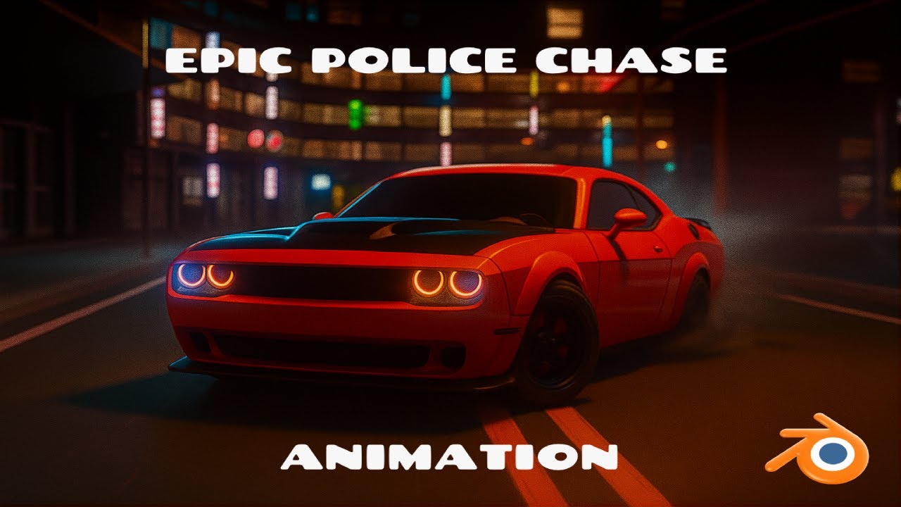 Epic Police Car Chase | Blender Animation - YouTube