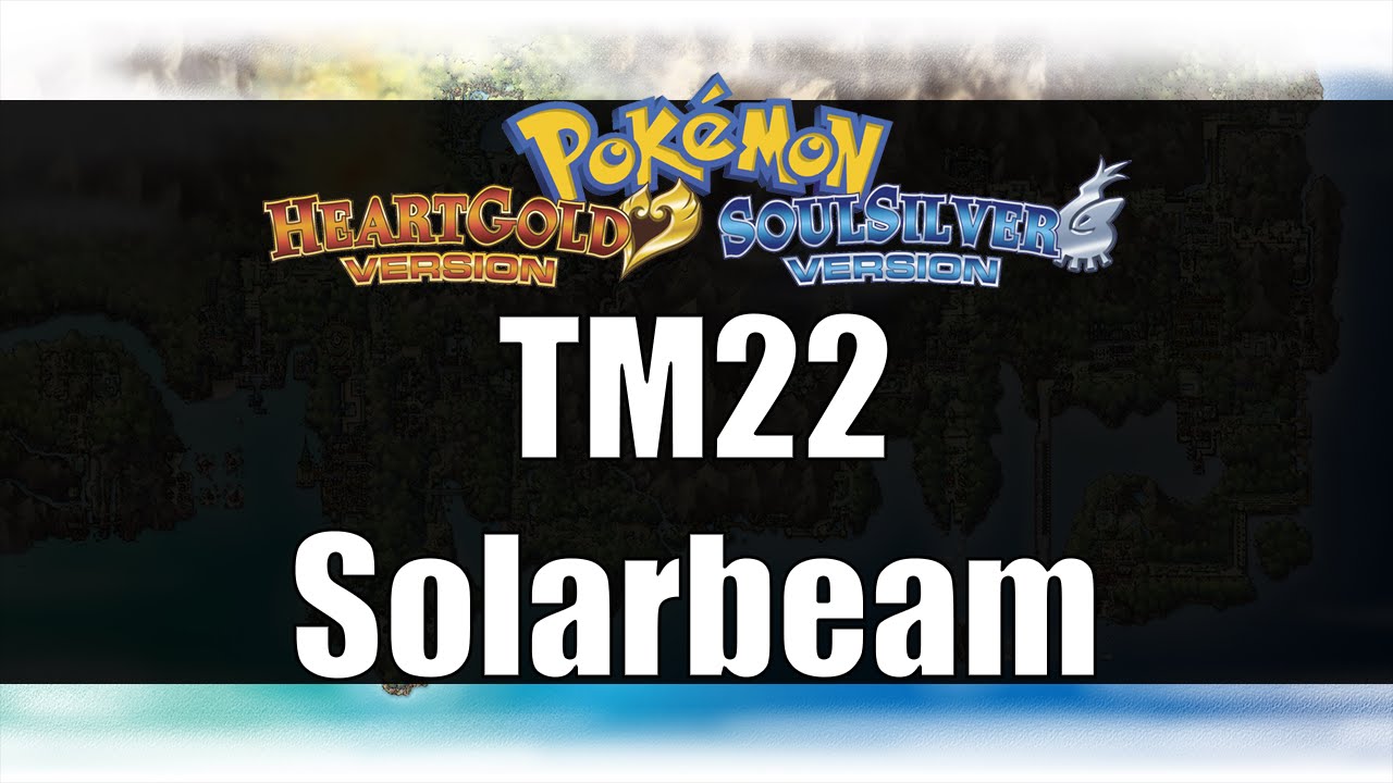 Pokemon Heart Gold & Soul Silver - Where to get TM22 Solarbeam - YouTube