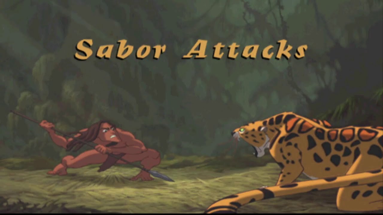 Disney's Tarzan (Ps1) - Part 3: The Deadly Sabor Attacks - YouTube