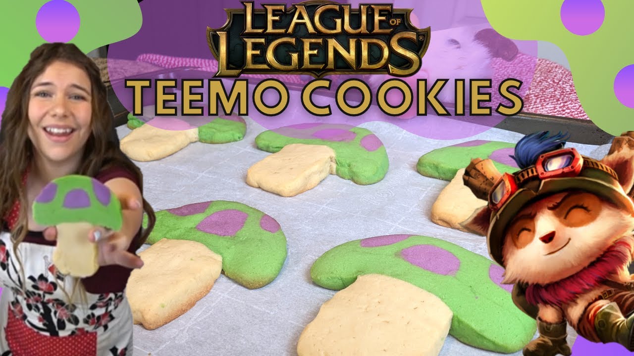 Teemo Shroom Cookies | League of Legends Icebox Cookies - YouTube