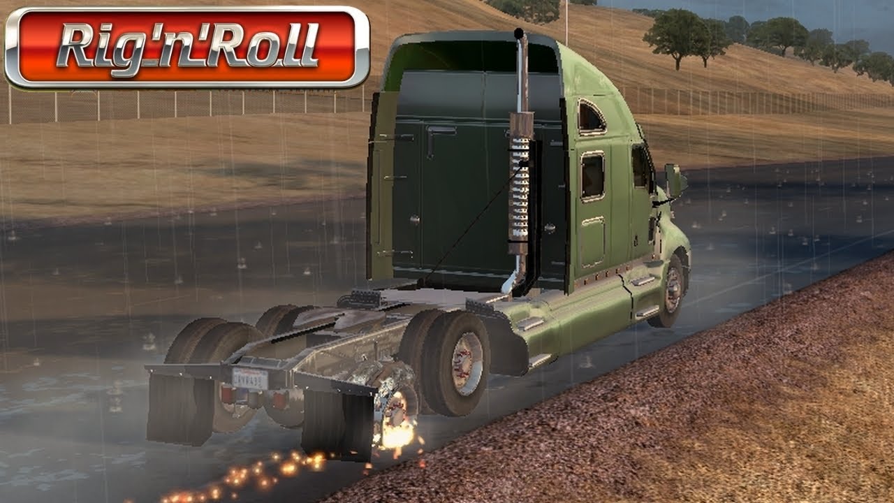 Rig'n Roll - Truck Driving to Service with 2 Blown Tires - YouTube
