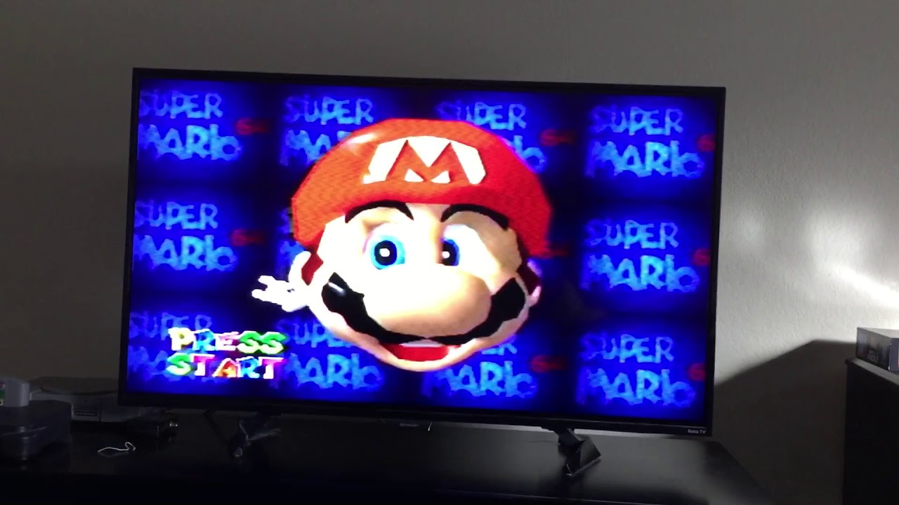 Messing with Mario’s face in mario 64 - YouTube