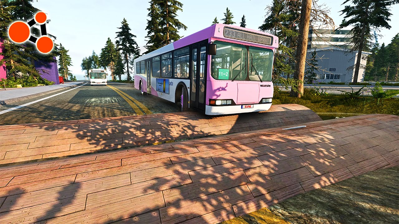 Buses vs Double Drain BeamNG.drive | Beamng Crashes TV - YouTube