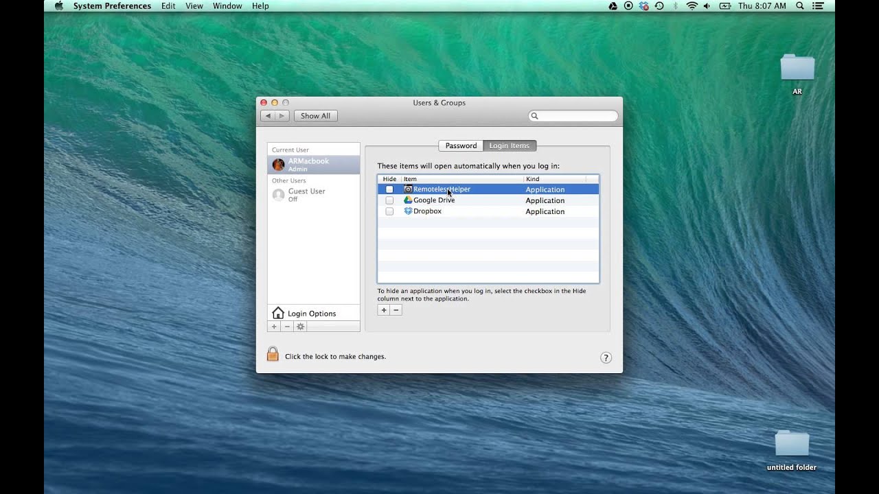 How To Change Startup Programs OS X Mavericks In 30 Seconds YouTube how-to-change-startup-programs-os-x-mavericks-in-30-seconds-youtube