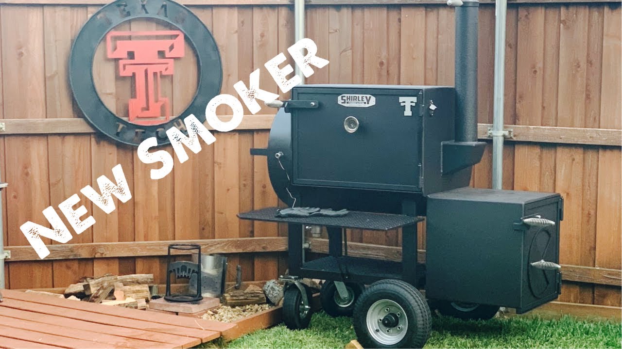 New Shirley Fabrication 24x36 Reverse Flow Smoker - YouTube