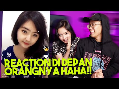 REACTION TIKTOK LANGSUNG DI DEPAN ORANGNYA | @AnyaAnjaniManzia