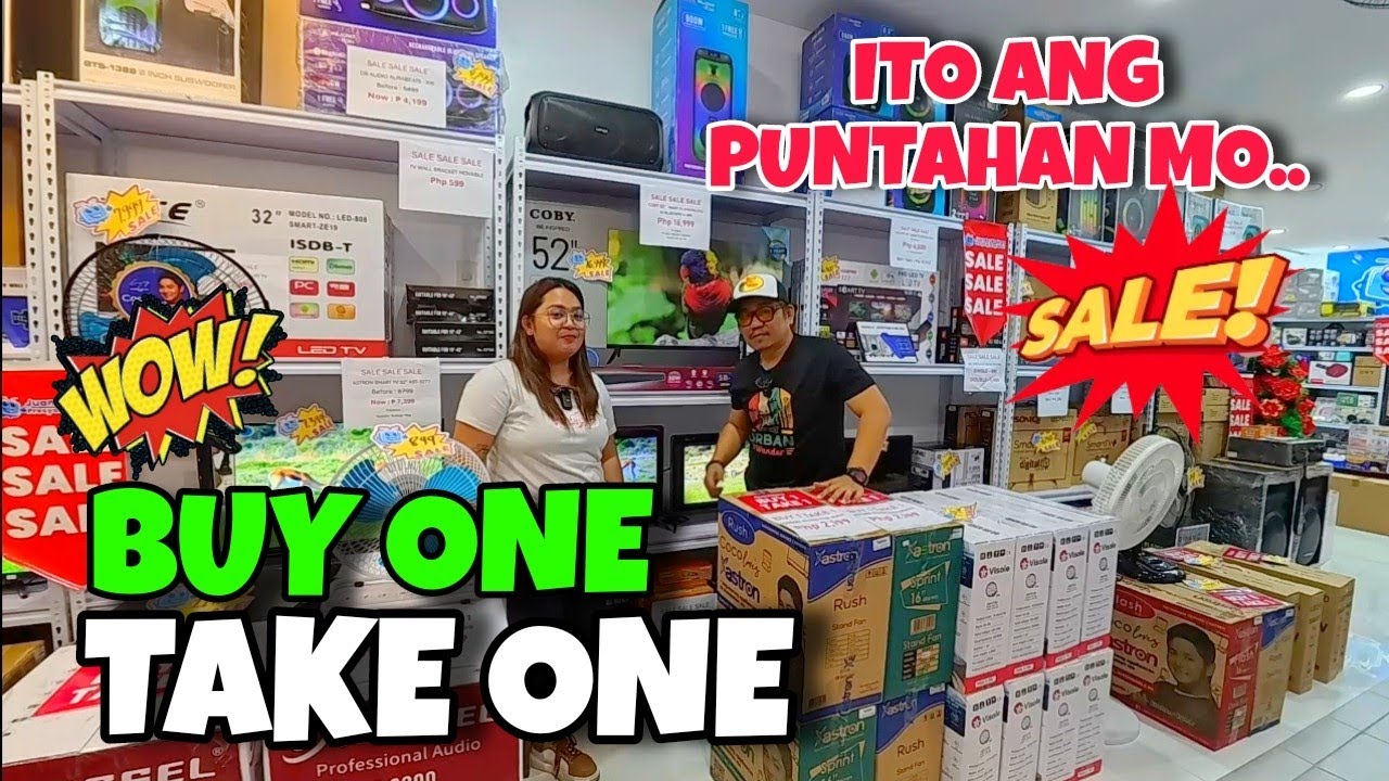 ITO DAPAT MONG PUNTAHAN BUY ONE TAKE ONE | SMART TV | GADGET | SPEAKER ...