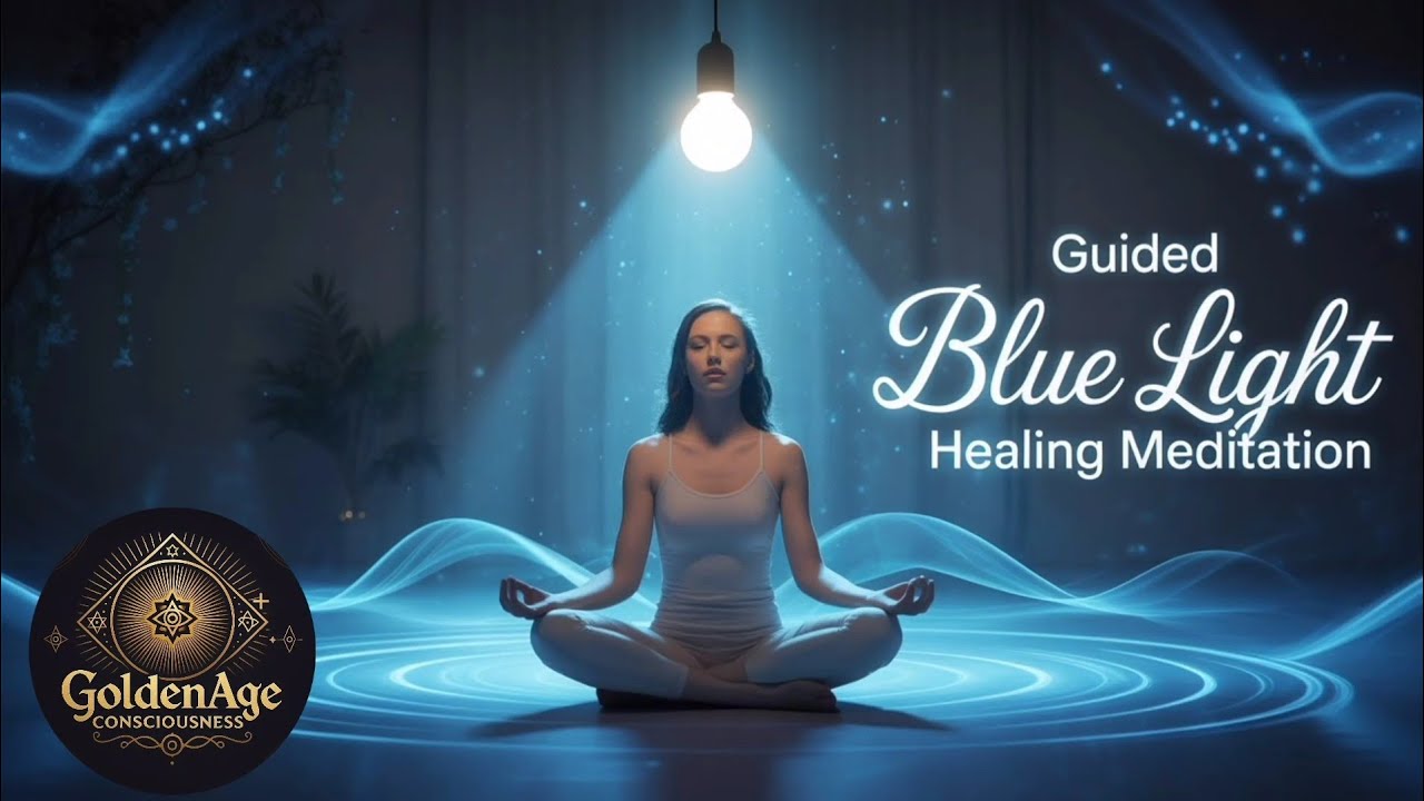 Guided Blue Light Healing Meditation| Dissolve Sickness, Pain and ...