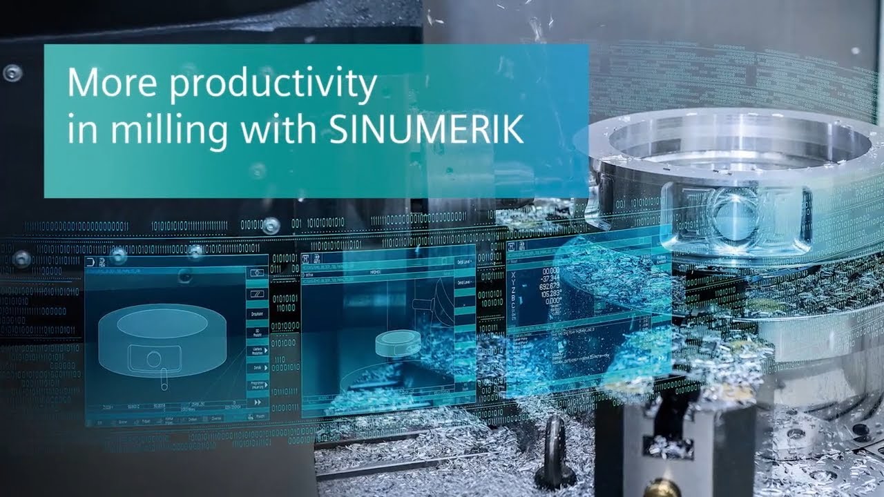 Better productivity in Milling with SINUMERIK - YouTube