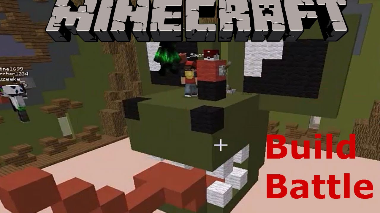 Minecraft Minigame: BUILD BATTLE!!! - YouTube