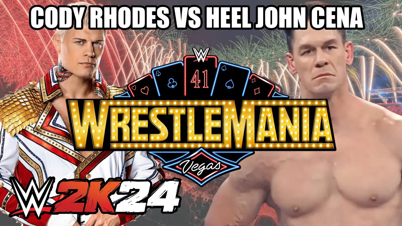 Cody vs John Cena WM41 - YouTube