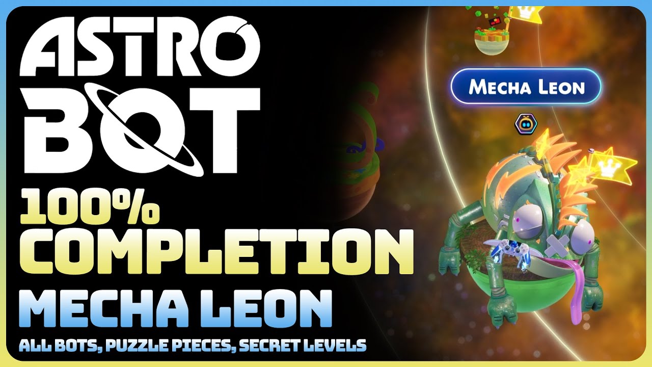 Astro Bot - Mecha Leon (All Collectible Locations: Bots) - YouTube