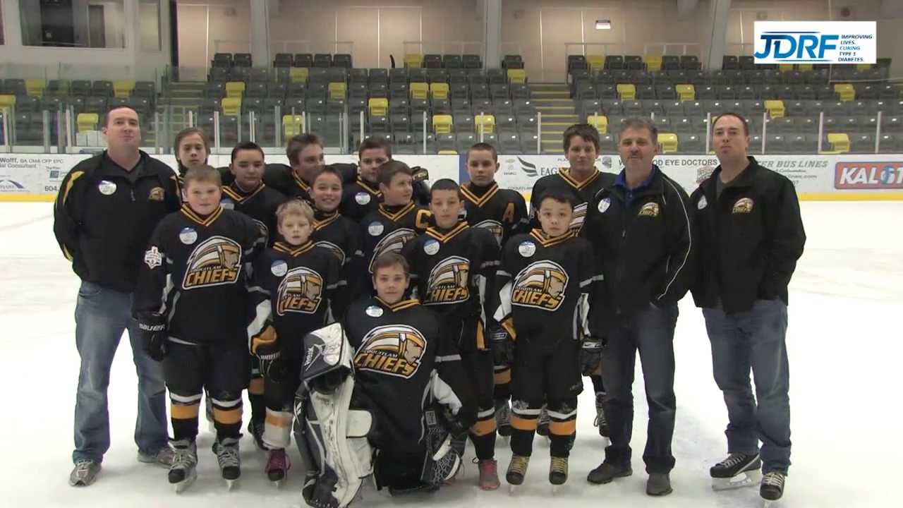 Pee Wee C4 Coquitlam Chiefs JDRF PSA - YouTube