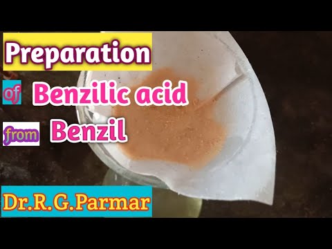 Synthesis of Benzilic acid from Benzil - YouTube