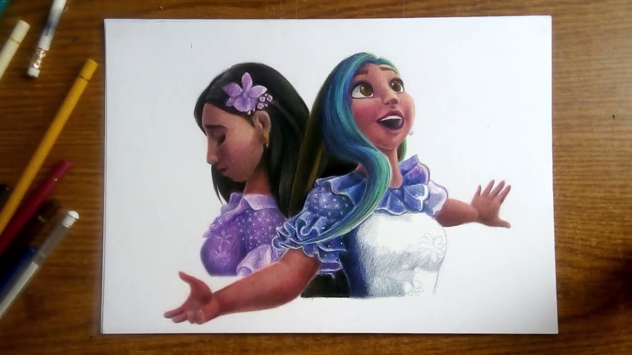 Drawing Isabela from Encanto - YouTube