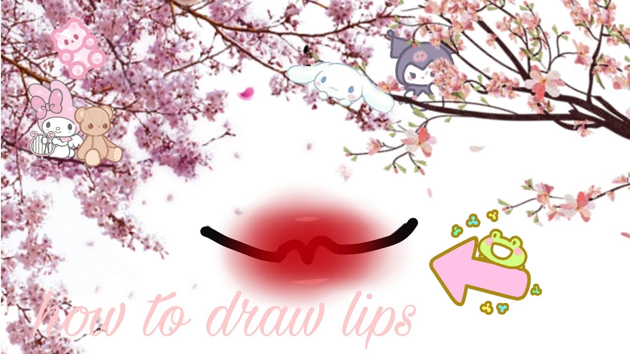 how to draw lips!.♡♡♡♡ - YouTube