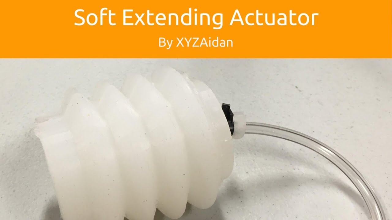 Soft Extending Actuator - YouTube