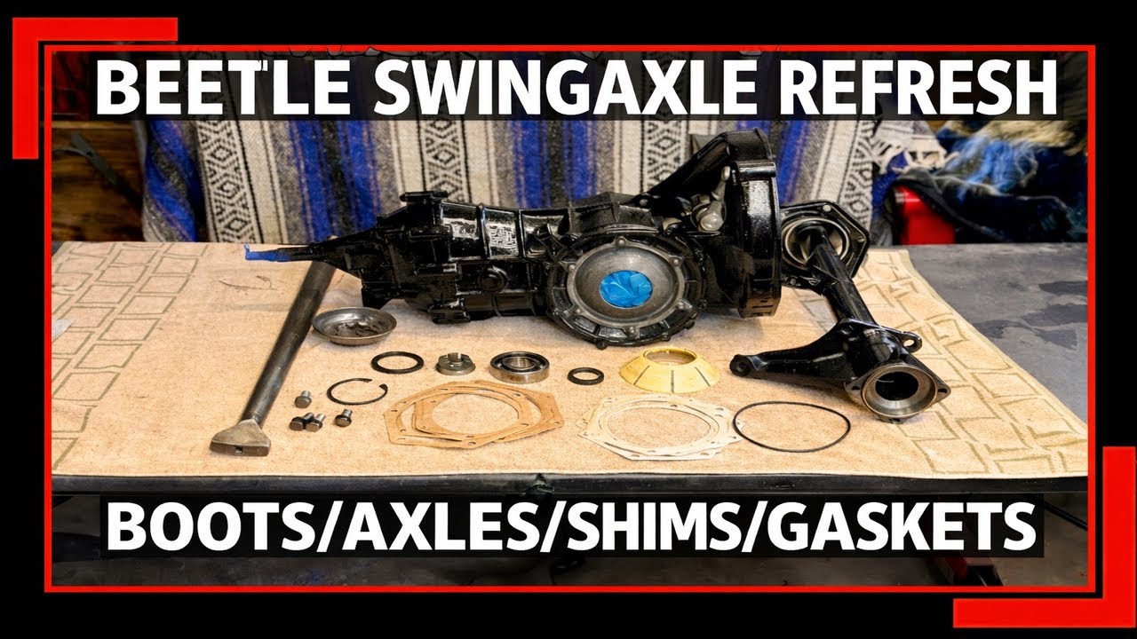 VW BEETLE SWINGAXLE TRANSMISSION AXLE AND BOOT MAINTENANCE - # ...
