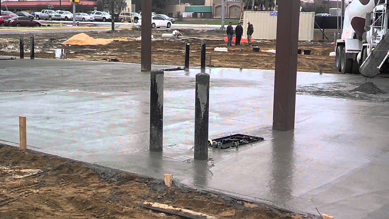 Concrete Driveway Pour - YouTube