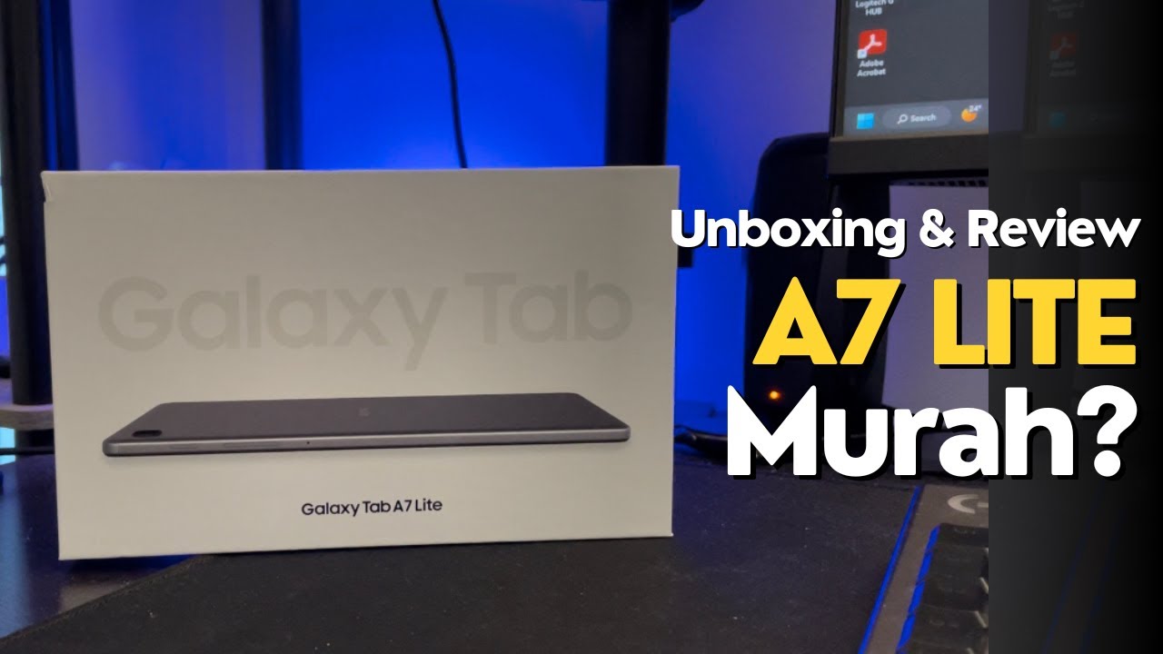Samsung Galaxy Tab A7 Lite Unboxing + Review - YouTube