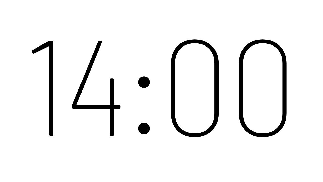 14 Minute Timer with Alarm - YouTube