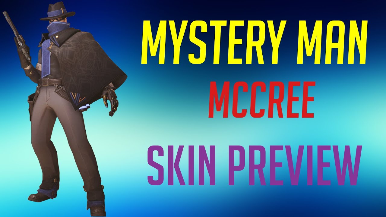 Overwatch - Mystery Man McCree - Skin Preview - YouTube