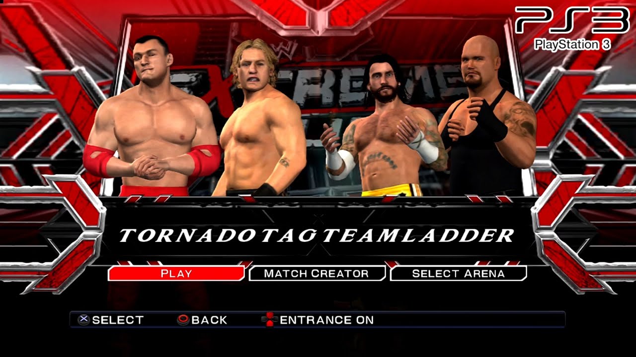 WWE SVR 2011 PS3-William Regal & Vladimir Kozlov VS Straight Edge ...