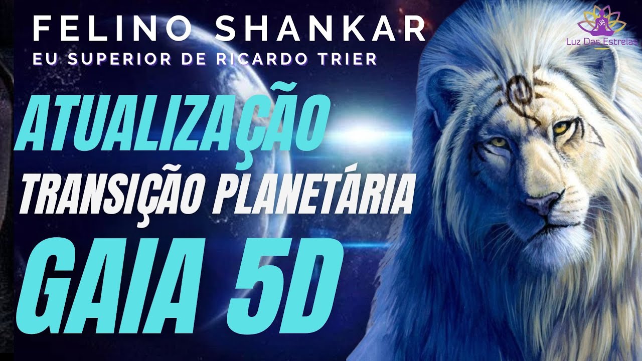 ATUALIZAÇÕES DA TRANSIÇÃO PLANETÁRIA GAIA 5D Felino Shannkar - YouTube