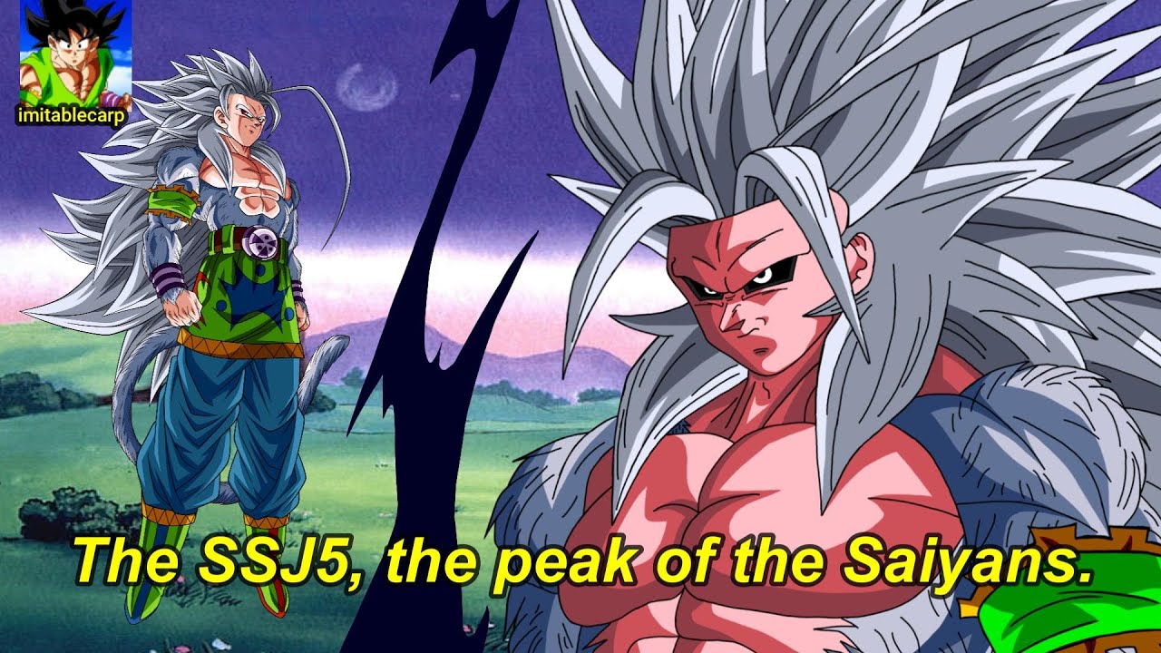 The SSJ 5, the pinnacle of the Saiyan. #dragonball #dragonballaf #goku ...