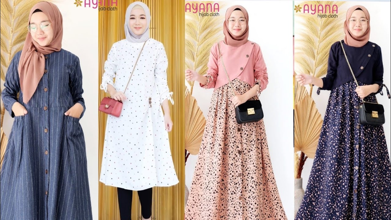 GAMIS REMAJA KEKINIAN KOLEKSI MODEL MODEL TERBARU - YouTube