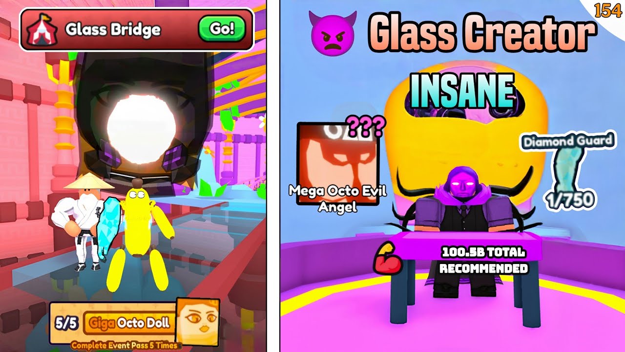 I Unlock Glass Bridge World | Giga Octo Doll - Glass Creator & Arm ...