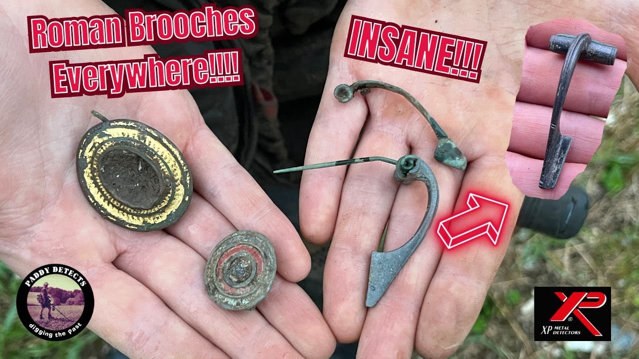 Roman Brooches| I've never seen so many| Group Dig| XP Deus| Metal ...