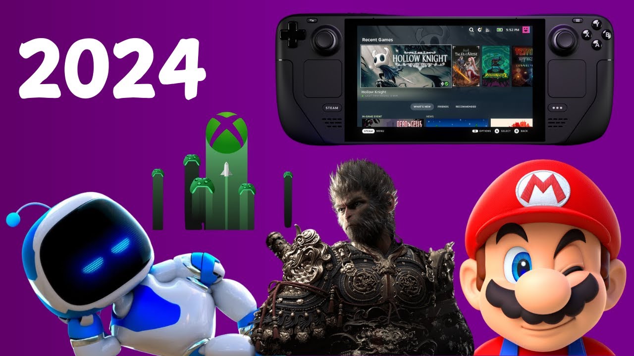 recap of the 2024 gaming year!! - YouTube