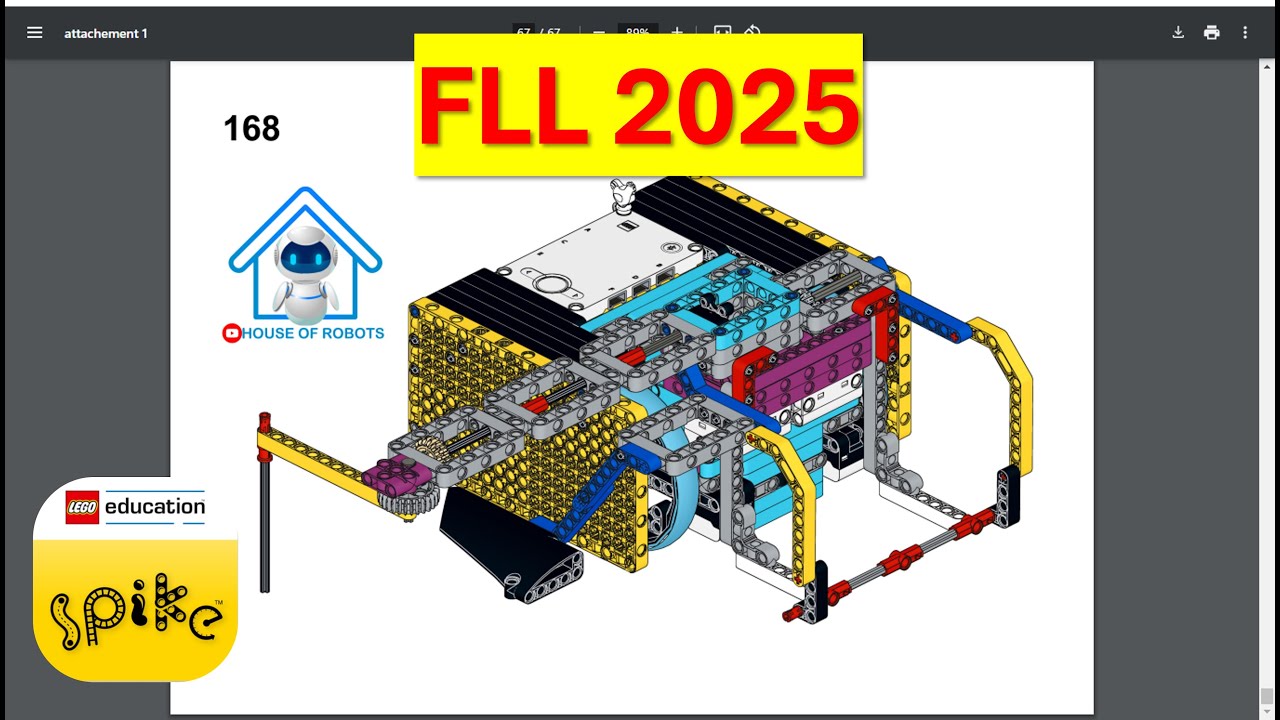 FLL 2025 Attachments Spike Prime Design With Steps #house_of_robots # ...