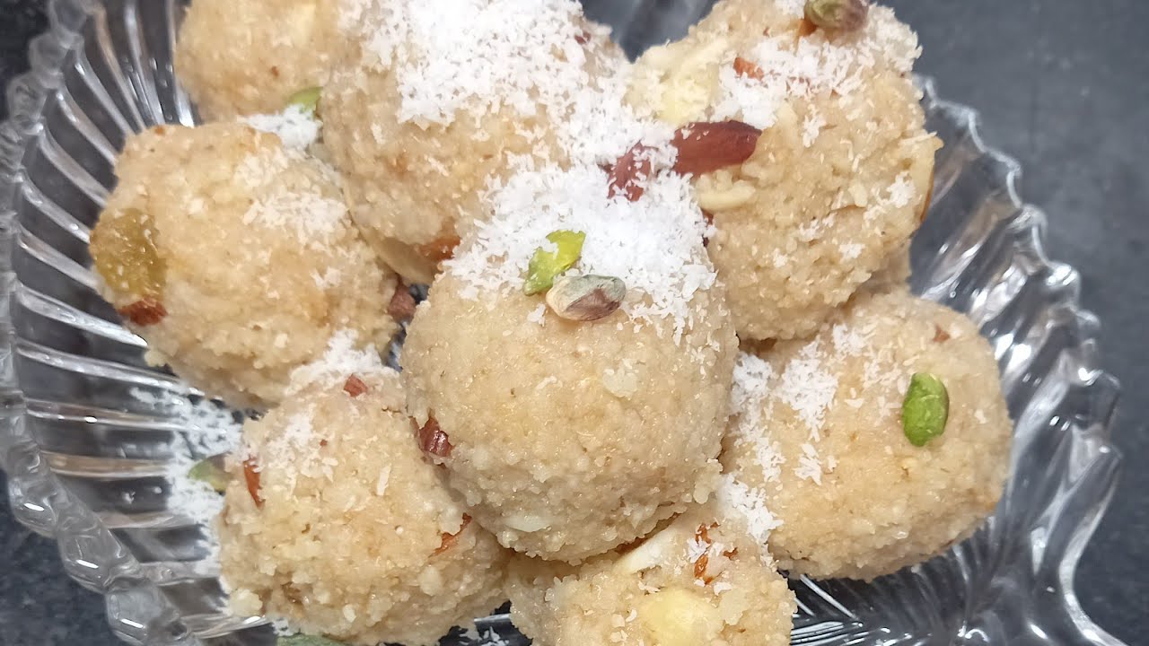 perfect suji ladoo suji #perfect suji ladoo #rawa ladoo|सूजी लडडू| how ...