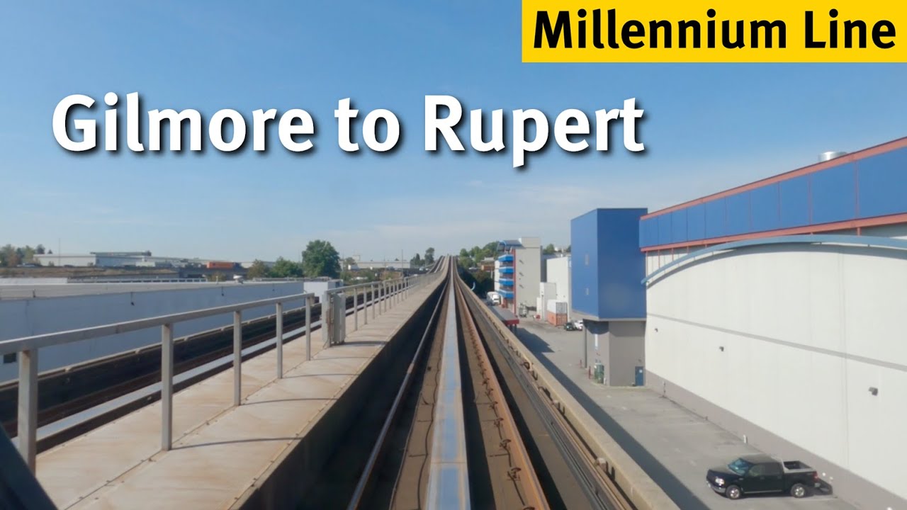 Vancouver SkyTrain - Gilmore to Rupert [Millennium Line] | Station-to ...