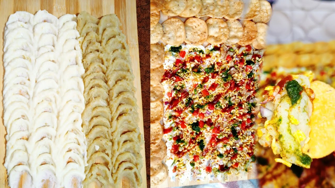 Tranding Desi chaat Board Recipe|2in1 Chaat Board Recipe with a great ...
