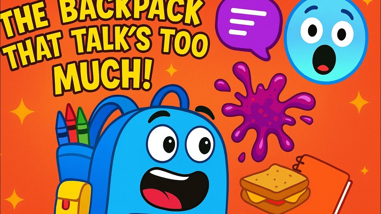 The Backpack That Talks Too Much! 🎒🗣️ Funny School Song for Kids ...