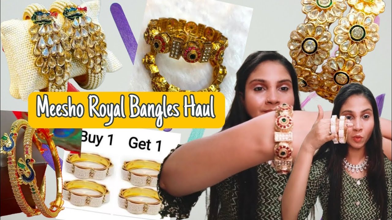 Meesho Royal Bangles Haul Under *500* *Festival Season Collection ...
