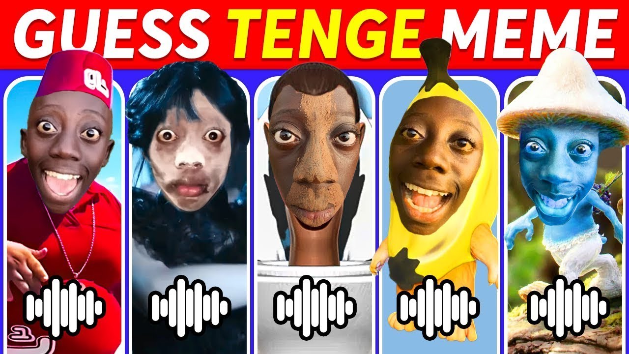Devine le MOT en ÉMOJIS🎤🎶 Tenge Tenge Meme | Wednesday, Banana Cat ...