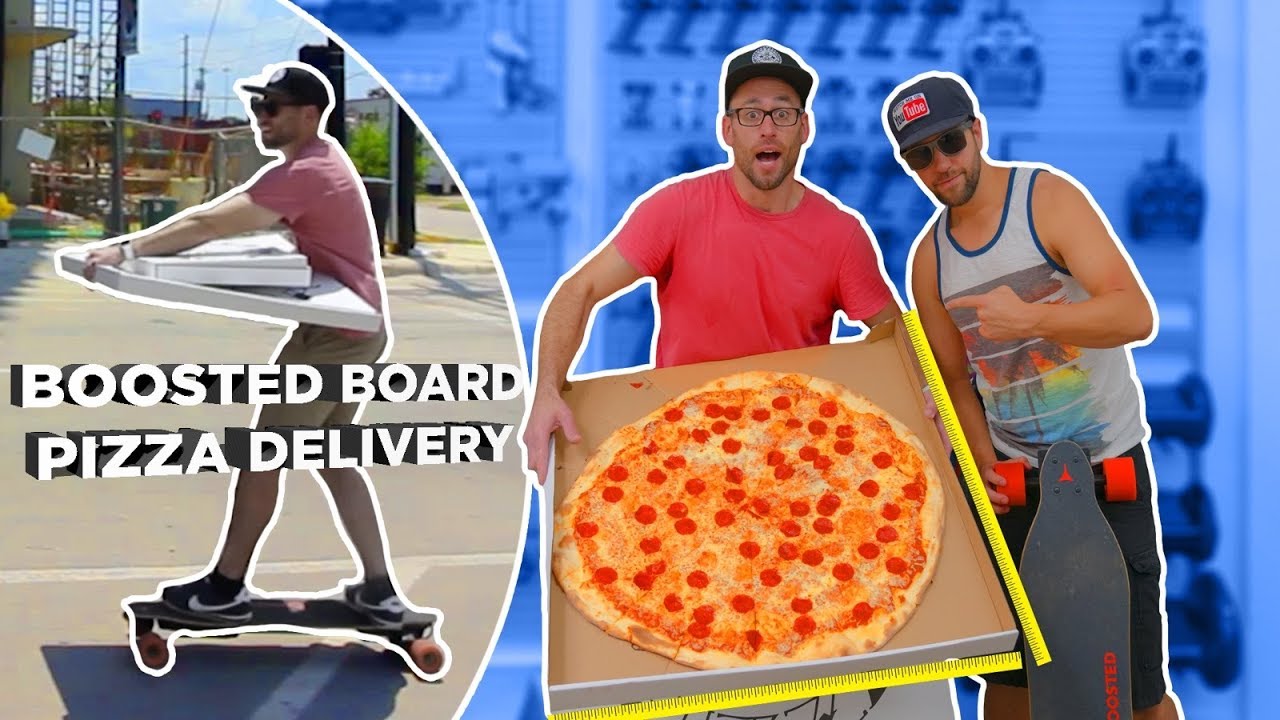 Boosted Board Pizza Delivery and NERF WAR! (All in one day) - YouTube