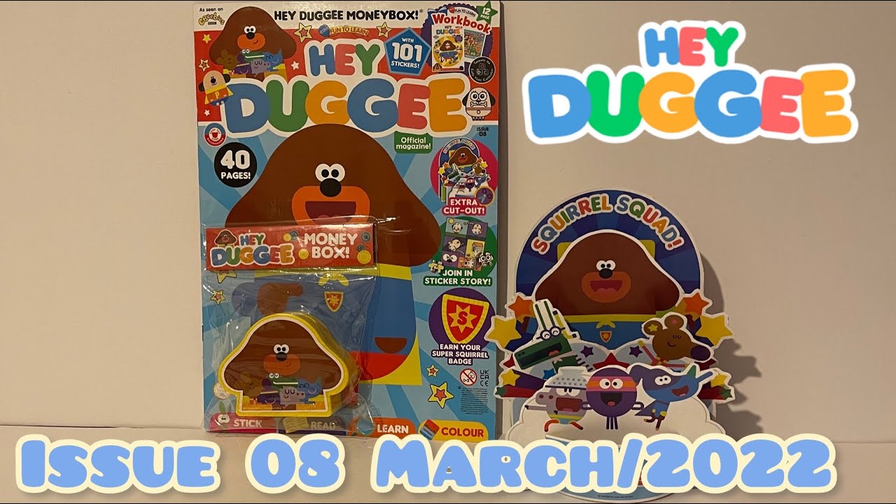 Hey Duggee Magazine with money box 💰 - YouTube