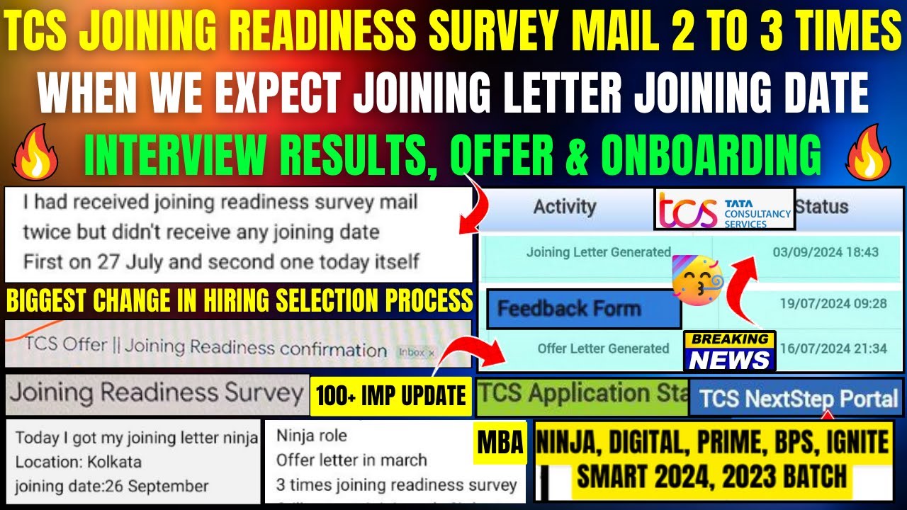 TCS BIGGEST CHANGE IN SELECTION PROCESS & JOINING CRITERIA | READNIESS ...