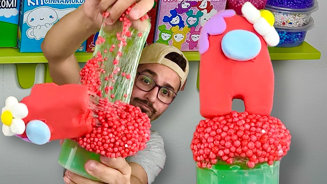 Haz un slime de Among Us! 🚀🔪 (En vivo 13) - YouTube