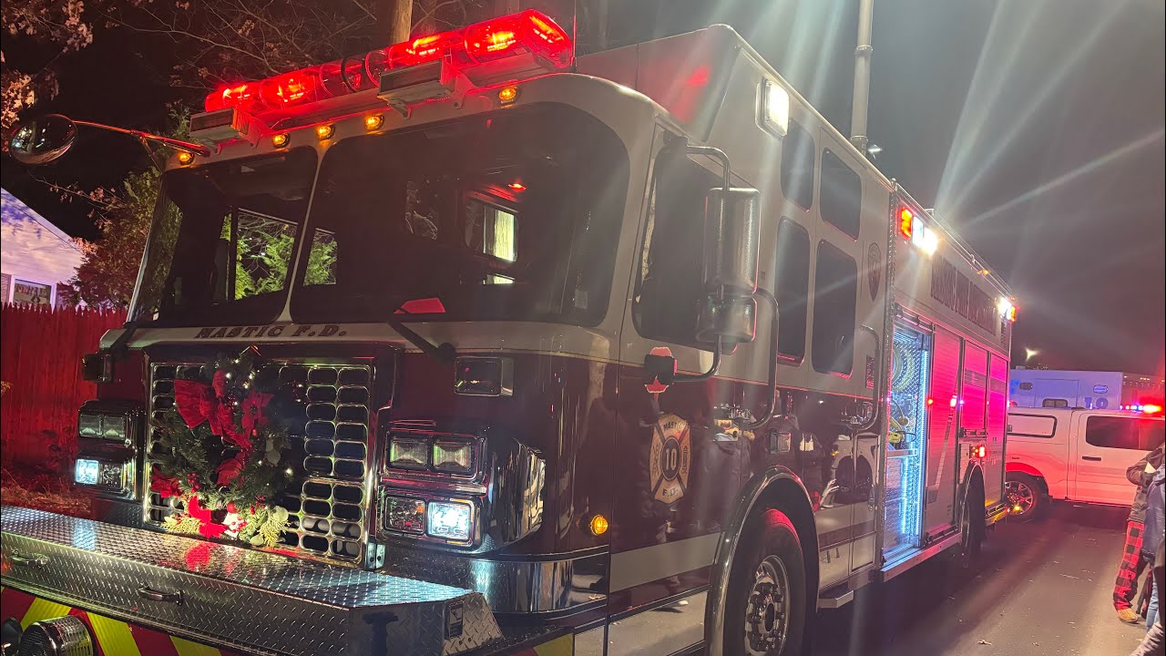 Mastic Fire Department and Mastic Beach FD Emergency Vehicles at the ...