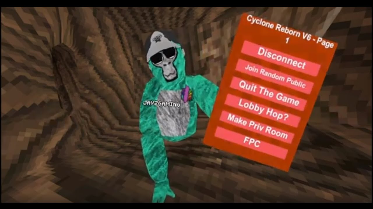 gorilla tag trolling with mod menu - YouTube