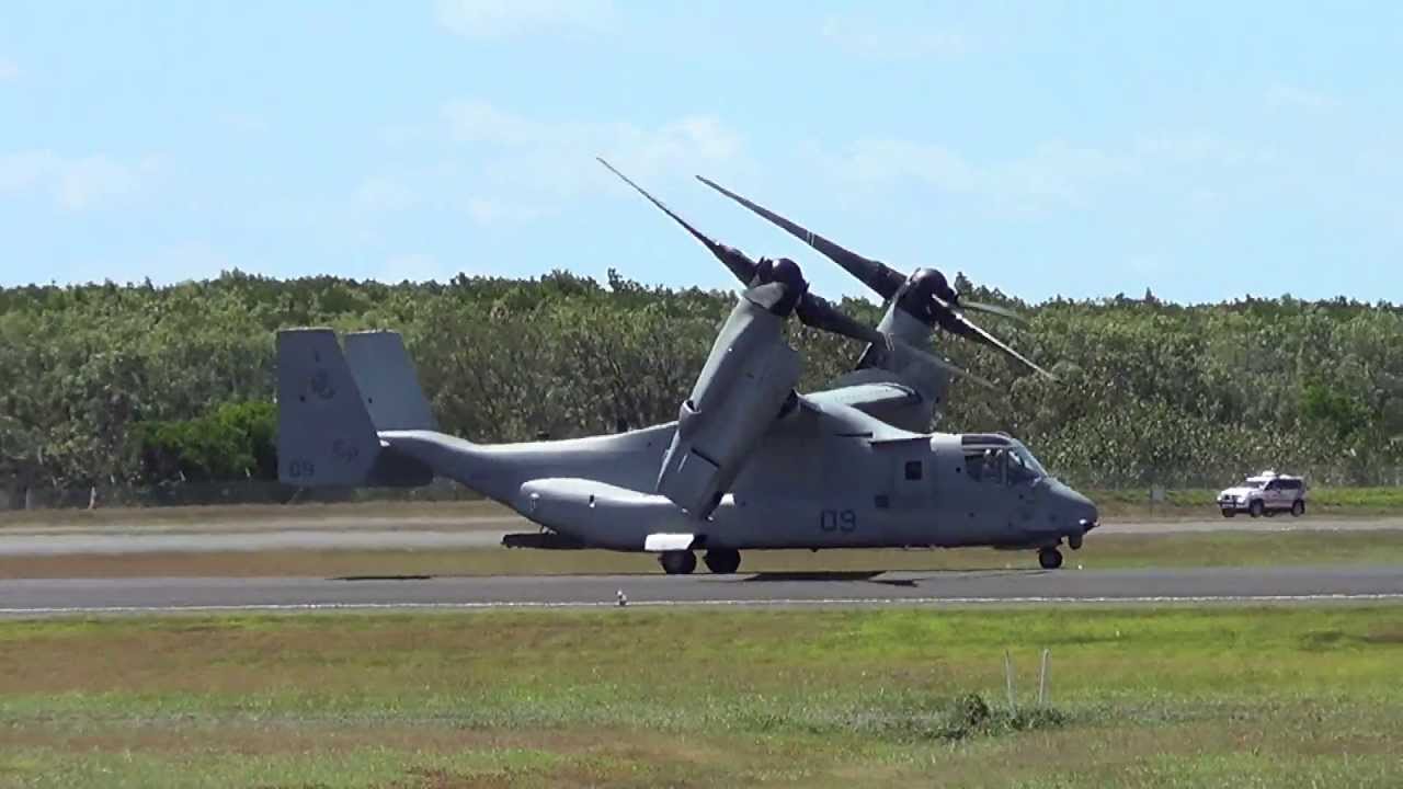 USMC Boeing-V22 Osprey tilt rotor, - YouTube