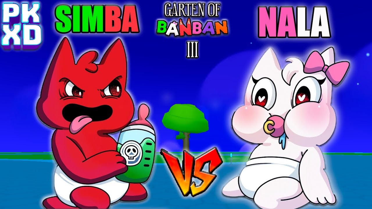 BEBE BANBAN VS BEBE BAMBALEENA de GARTEN OF BANBAN en PK XD *SIMBA vs ...